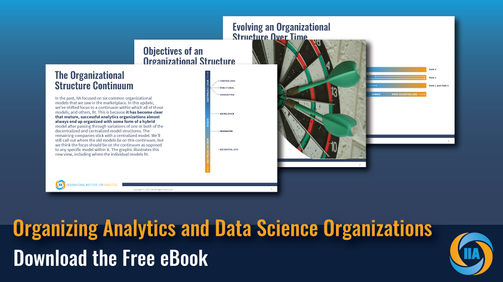 Organizing Analytics and Data… | International Institute for Analytics