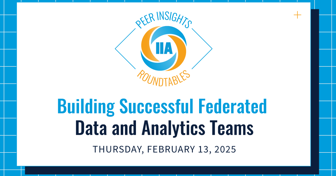 IIA Roundtable: Building… | International Institute for Analytics