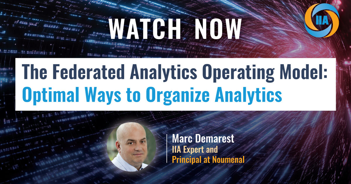 The Federated Analytics… | International Institute for Analytics
