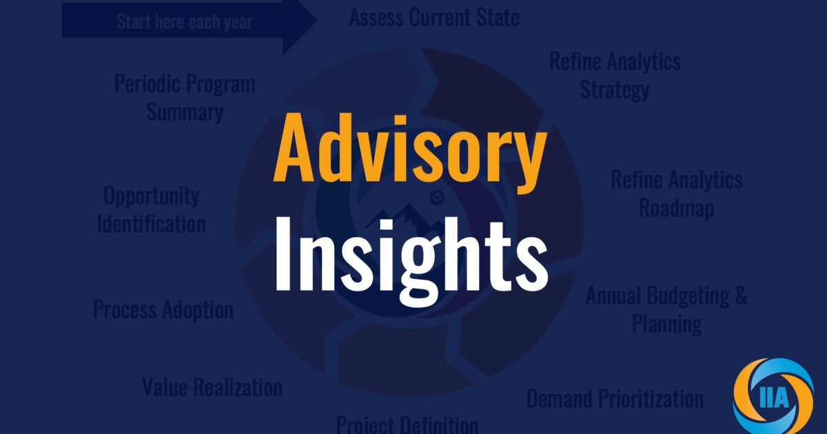 Advisory Insights: Assessing… | International Institute for Analytics